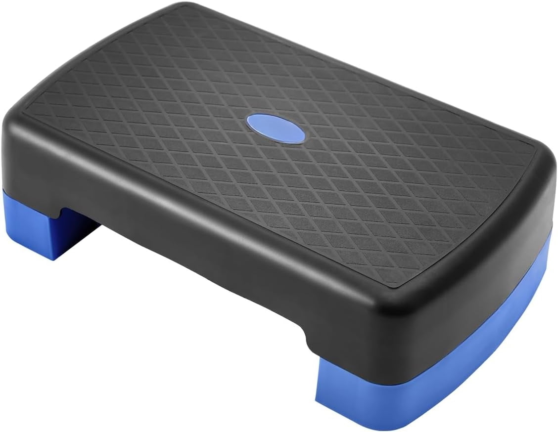 Aerobic Exercise Step Platform with Risers, Adjustable Height Workout ...