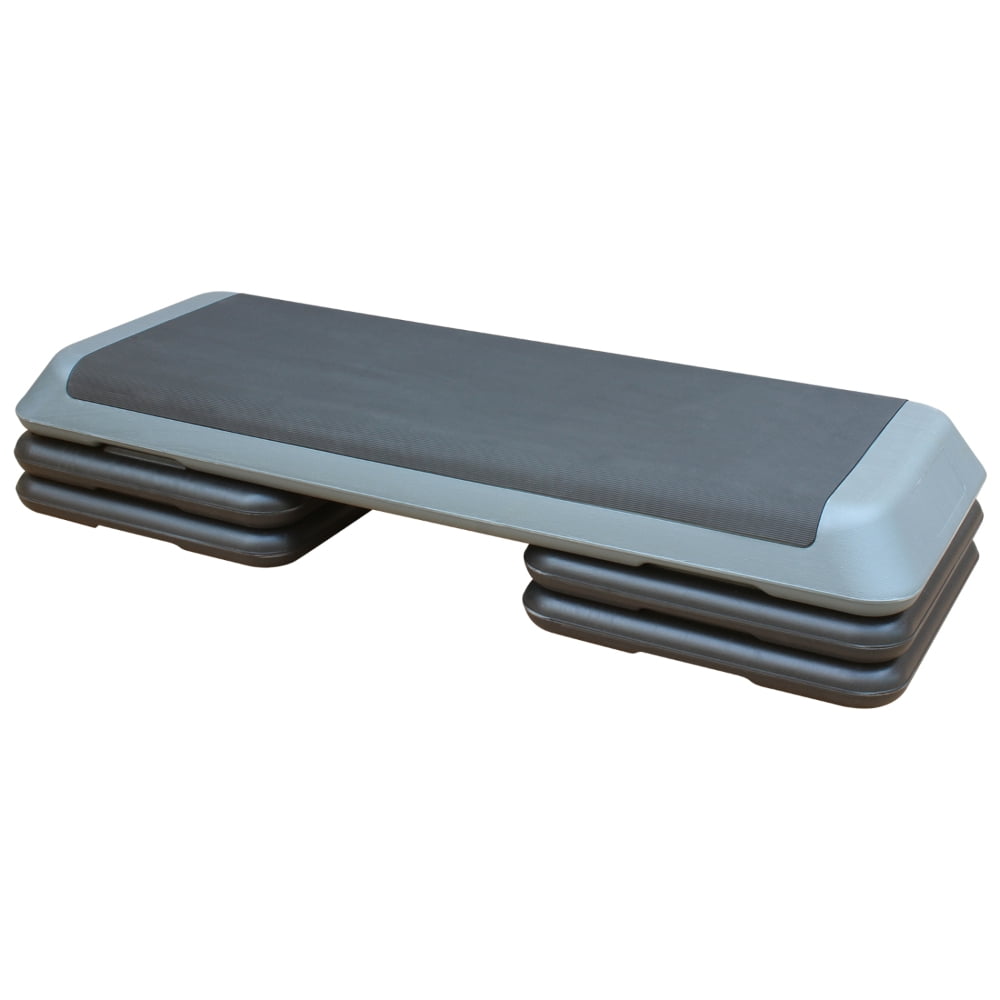 Aerobic Step Platform Adjustable with 4 Risers for Fitness Workouts ...