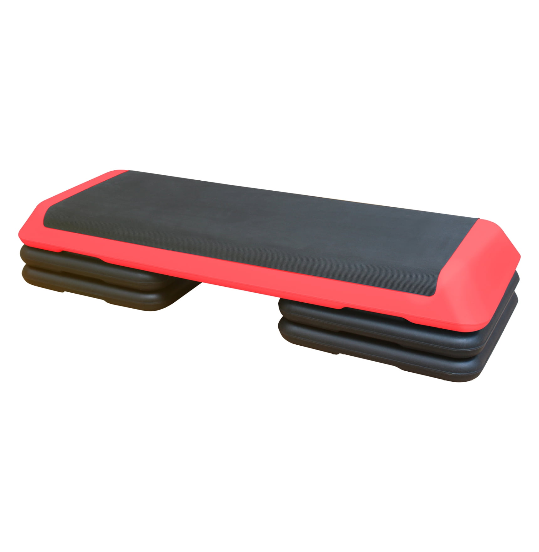 Aerobic Step Platform with Risers - 4 Adjustable Height Workout Step ...