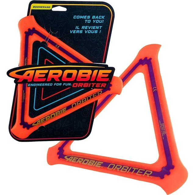 Aerobie Orbiter Boomerang: Outdoor Backyard Throwing Disc, Color Varies ...
