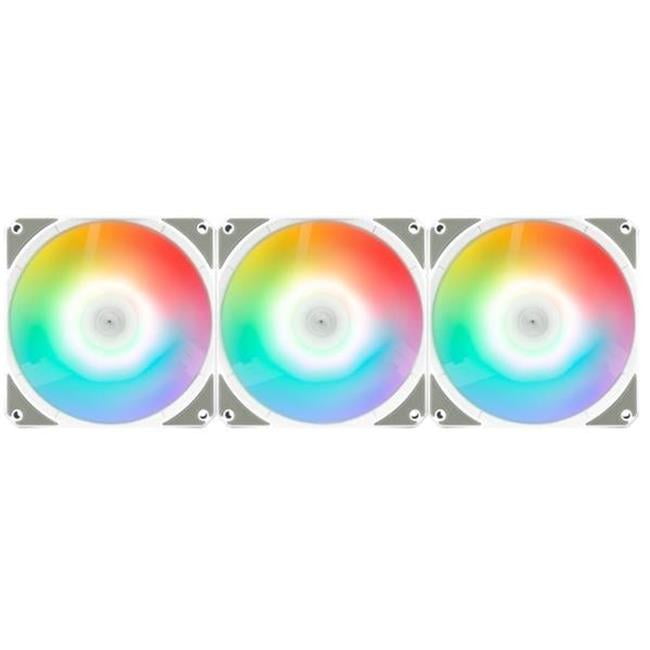 Aerocool ACF3-LK11227.21 4-Pin Plus ARGB 5V 3-Pin Link CPU Fan - White ...