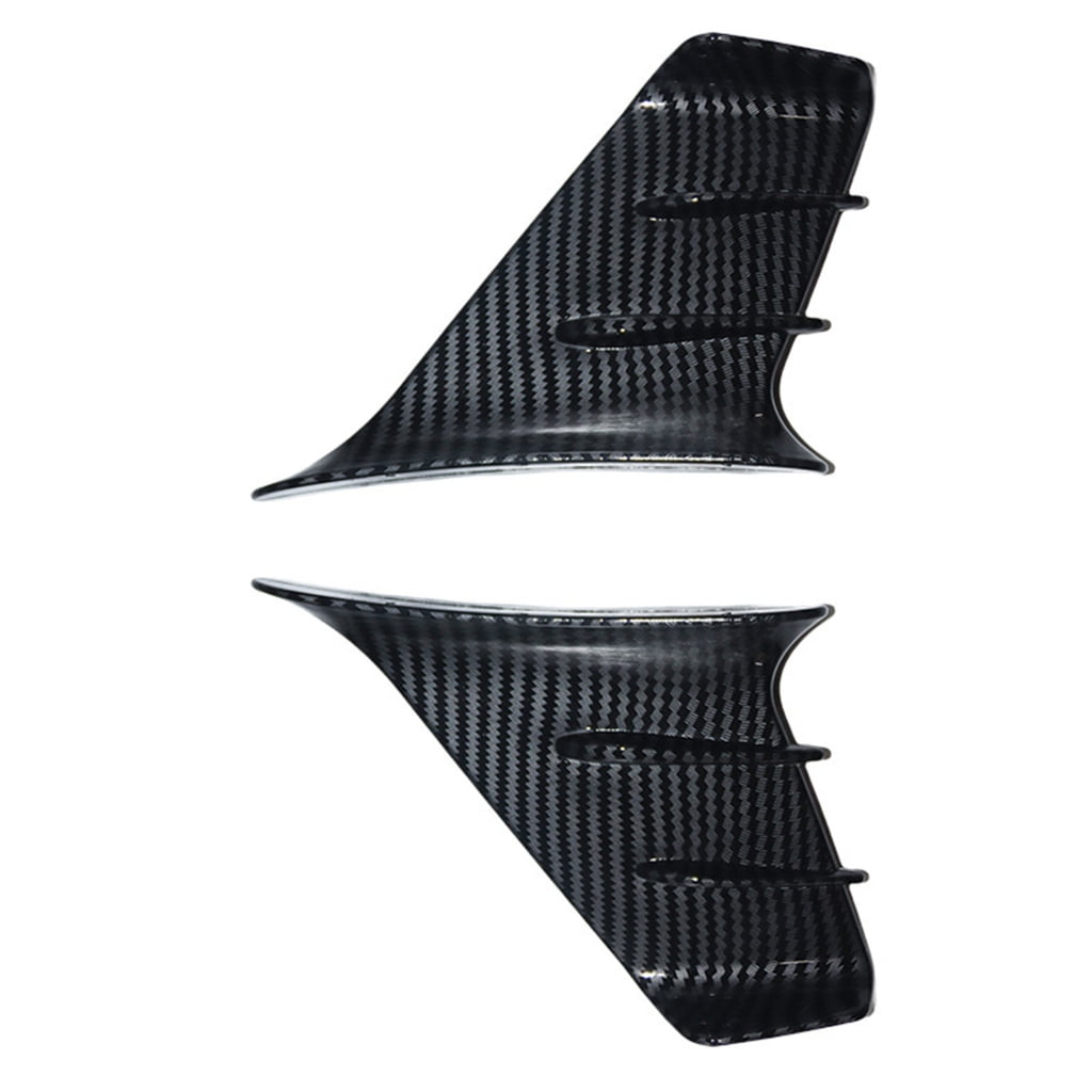 Aerodynamic ABS Motorcycle Side Winglets Universal Fit Deflector ...