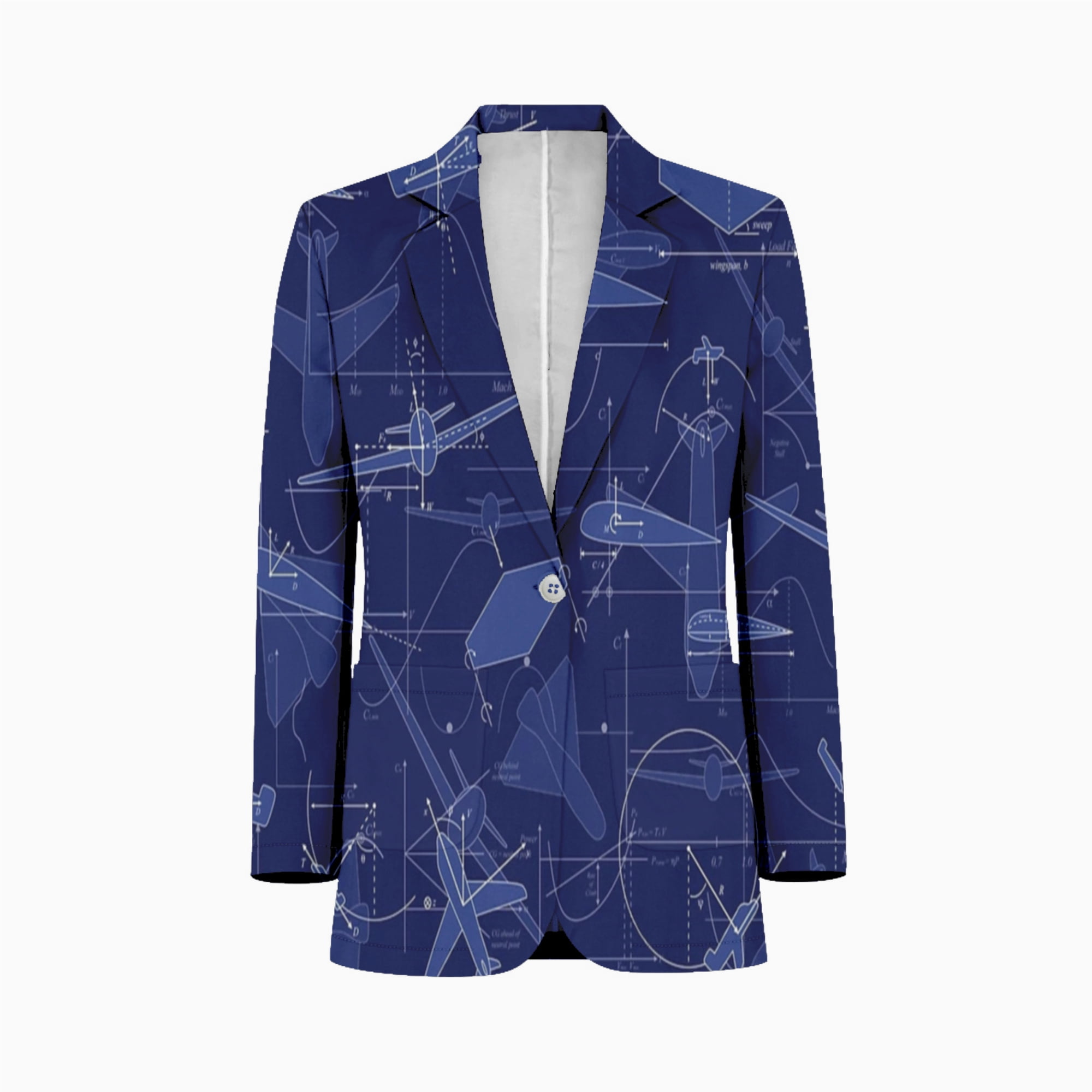 Aerodynamics Men's Suit Blazer Casual Party Wear Slim Fit Suit Jacket ...