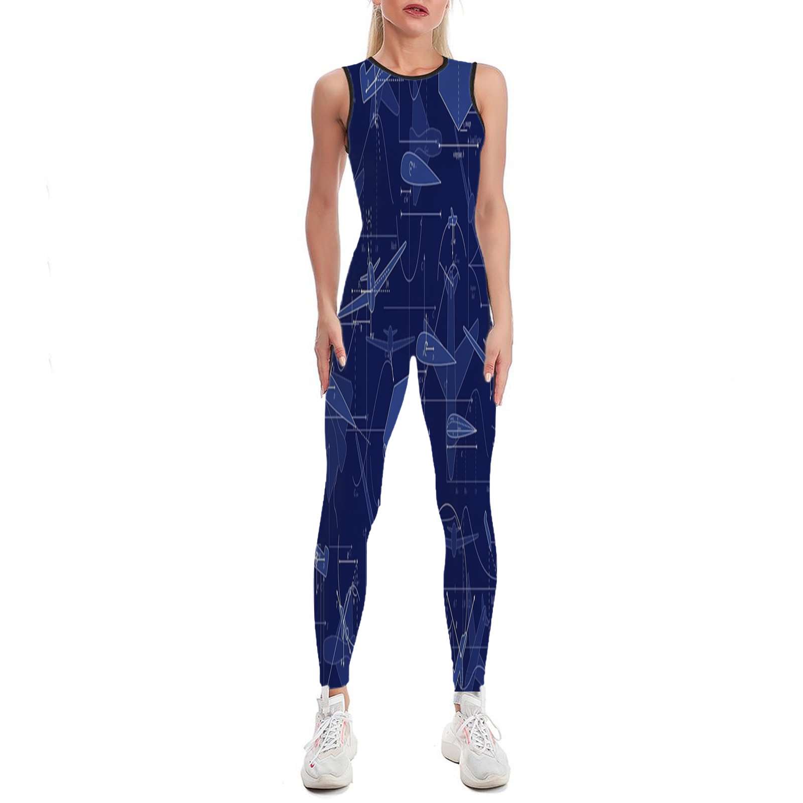 Aerodynamics Women's One Piece Yoga Jumpsuits Leggings Playsuit Gym ...