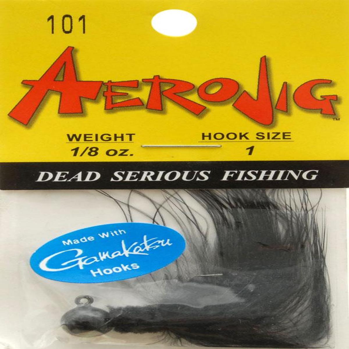 Aerojig Company AJM18101 Marabou Jigs, Black - Walmart.com
