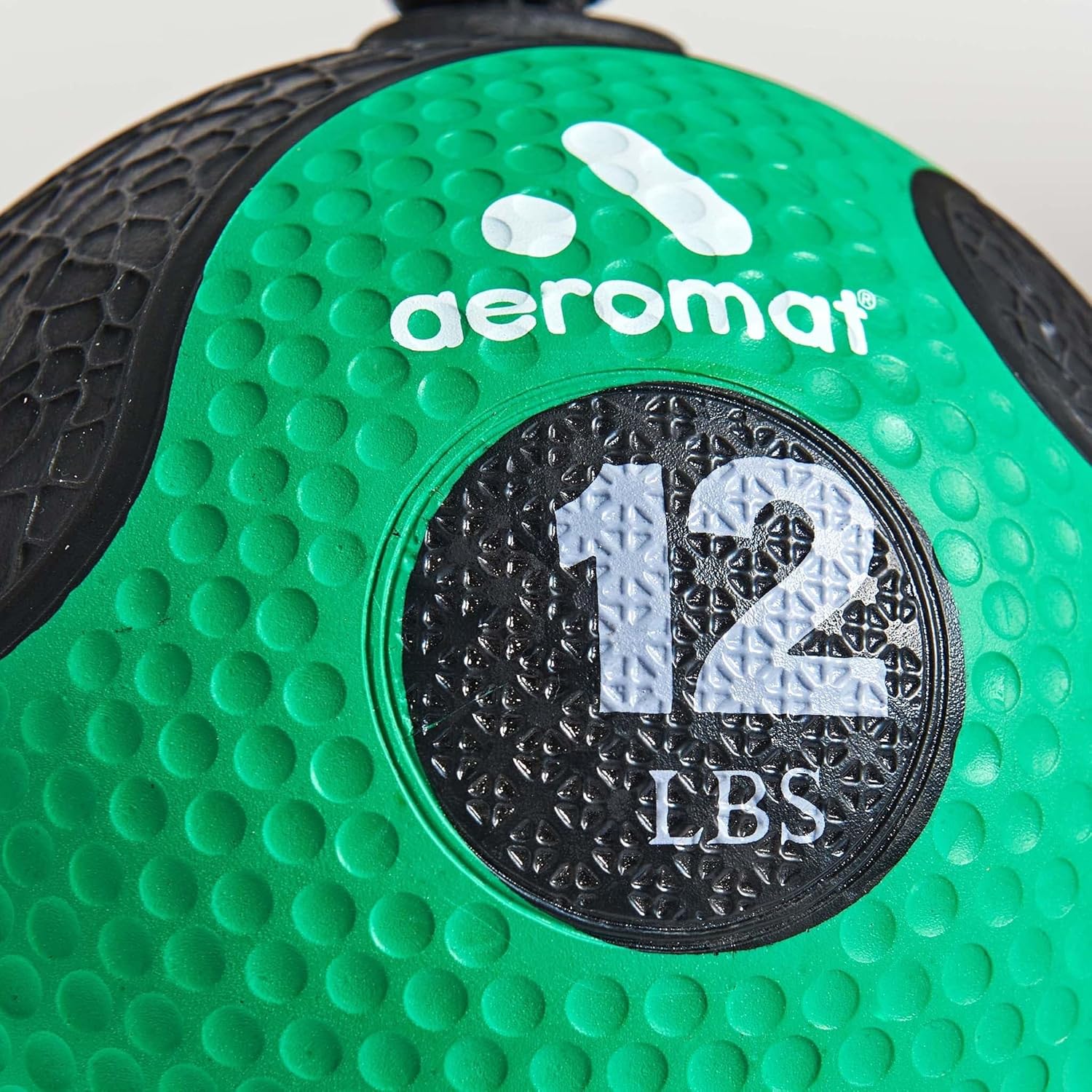 Aeromat Elite Power 39" Rope 12 lb Medicine Balls for Exercise - 9" Dia ...