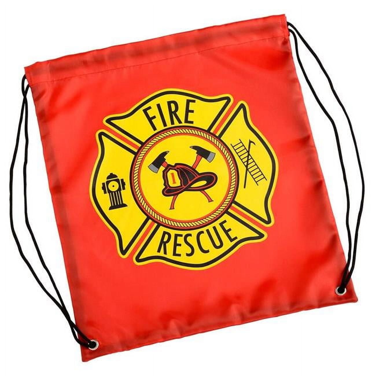 Aeromax, Inc DSFR Drawstring Backpack Firefighter, Red - Walmart.com