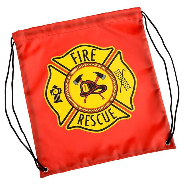 Aeromax, Inc DSFR Drawstring Backpack Firefighter, Red - Walmart.com