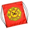 Aeromax, Inc DSFR Drawstring Backpack Firefighter, Red - Walmart.com