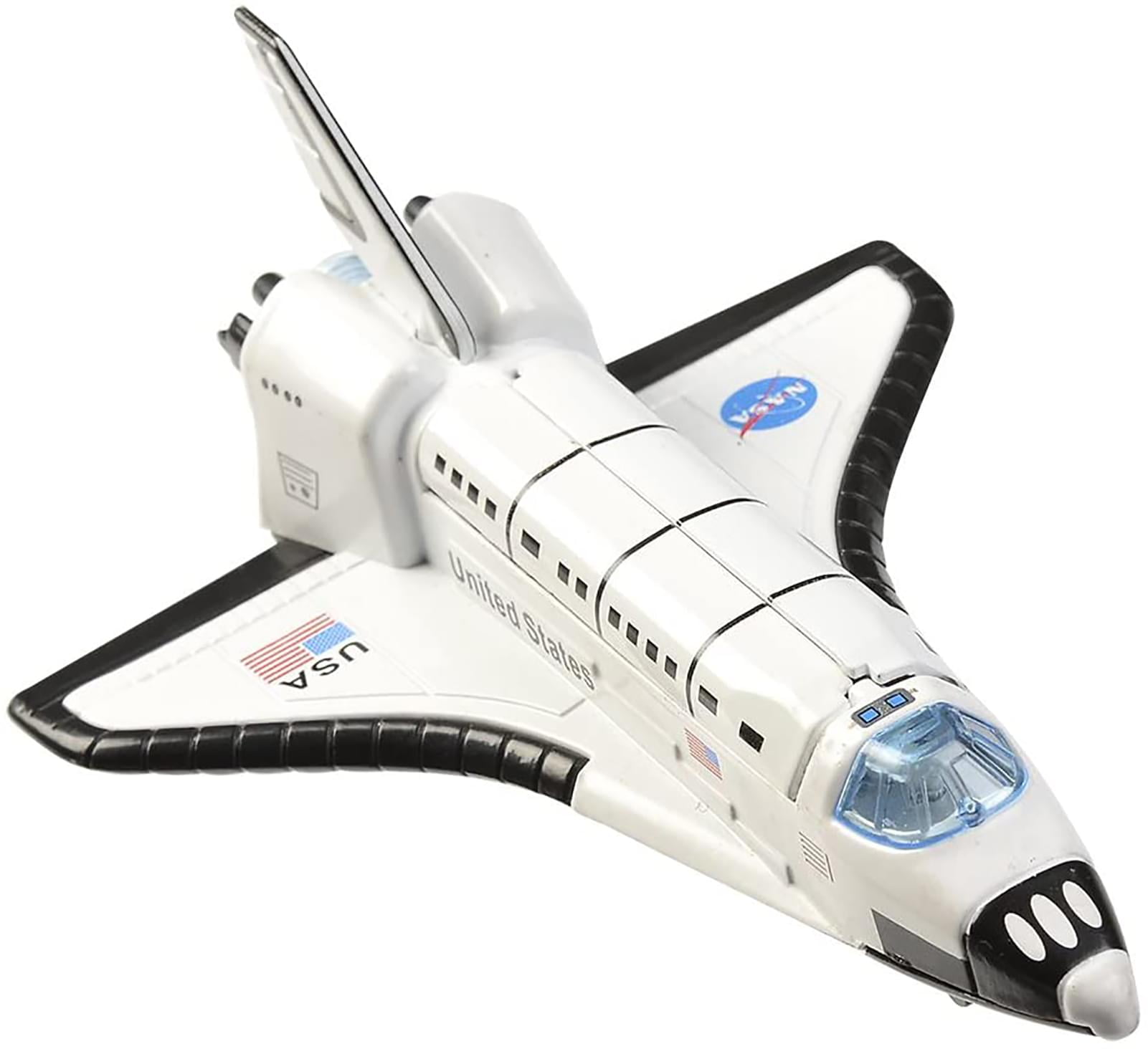 Aeromax Pull Back Space Shuttle, Boxed Die Cast, White - Walmart.com