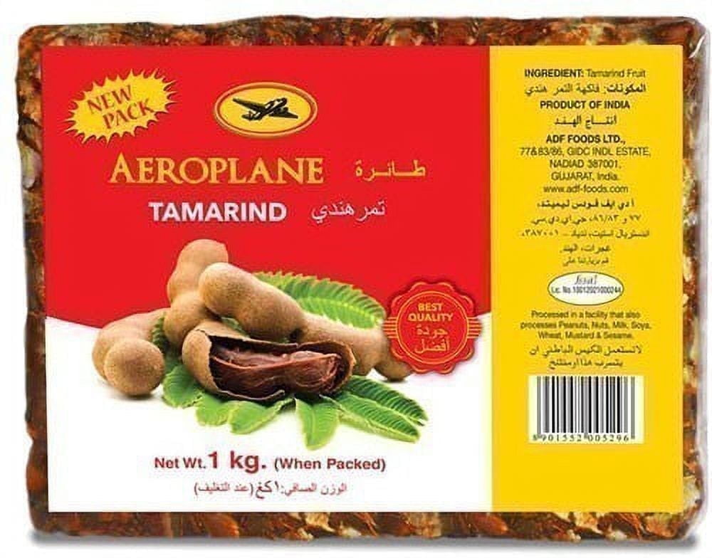 Aeroplane Brand Tamarind Slab (Imli) - 1 kg Pack of 3 - Walmart.com