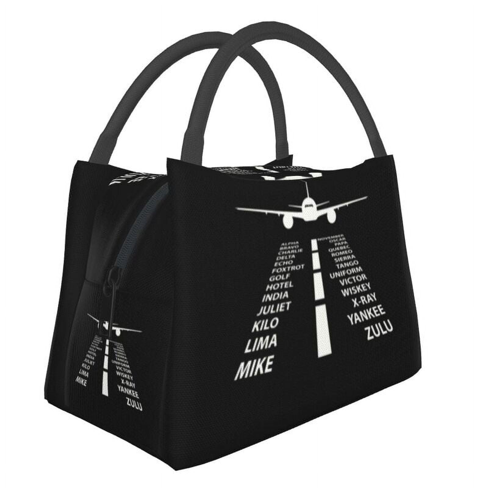 Aeroplanes Flight Pilot Portable Lunch Boxes Women Multifunction ...