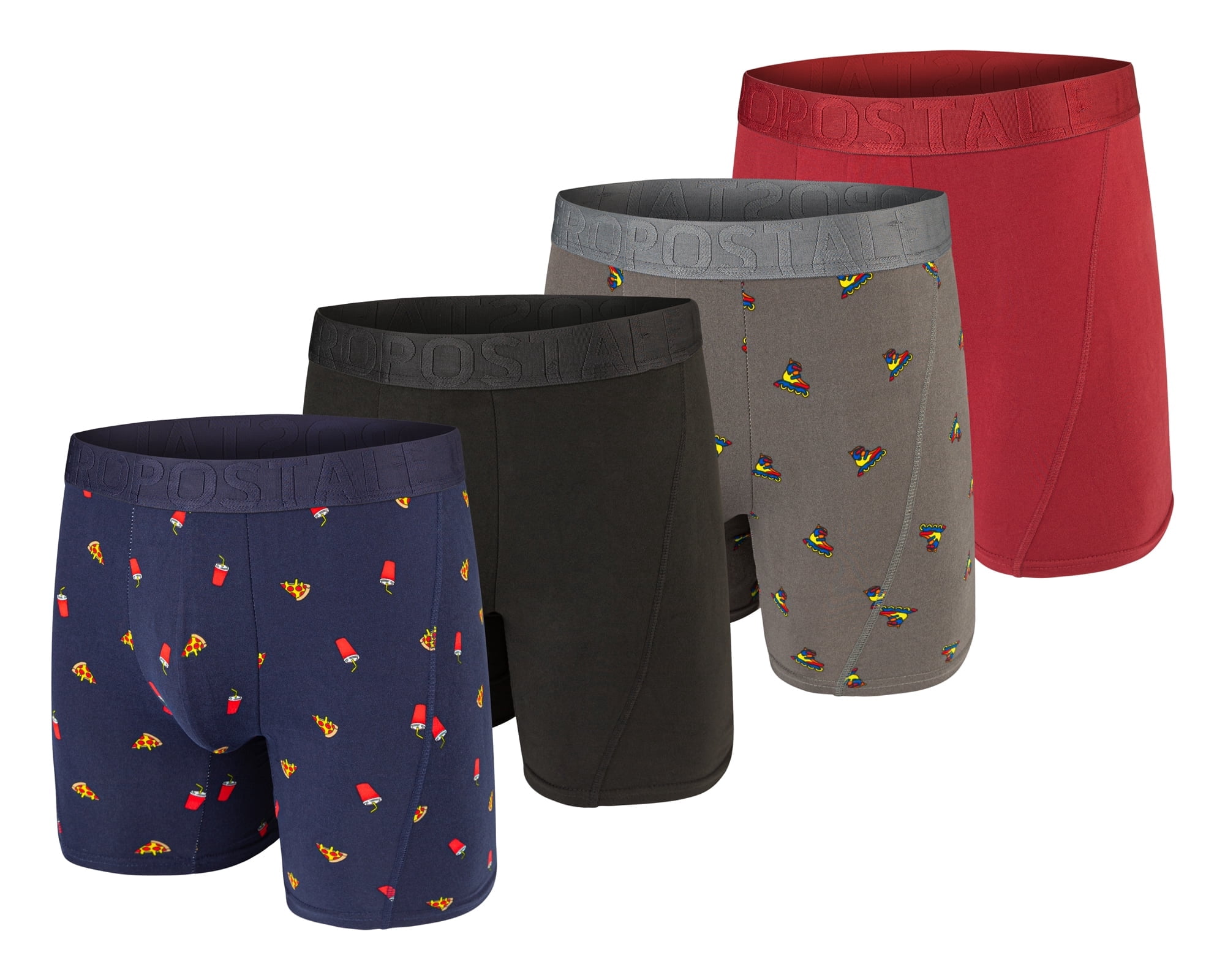 Aeropostale Mens Boxer Briefs Poly Spandex Performance Brushed ...