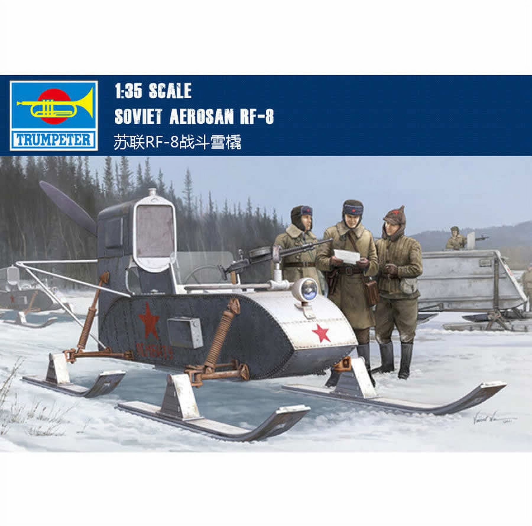 Aerosan Rf-8/GAZ 98 1/35 Scale Plastic Model Kit Trumpeter - Walmart.com