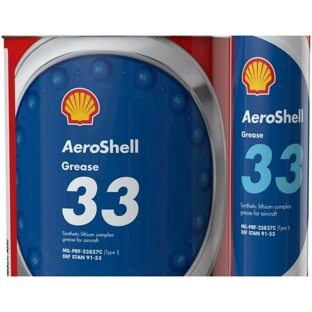 Aeroshell - 33 Airframe Grease, 14oz, MIL-PRF-23827C - Walmart.com