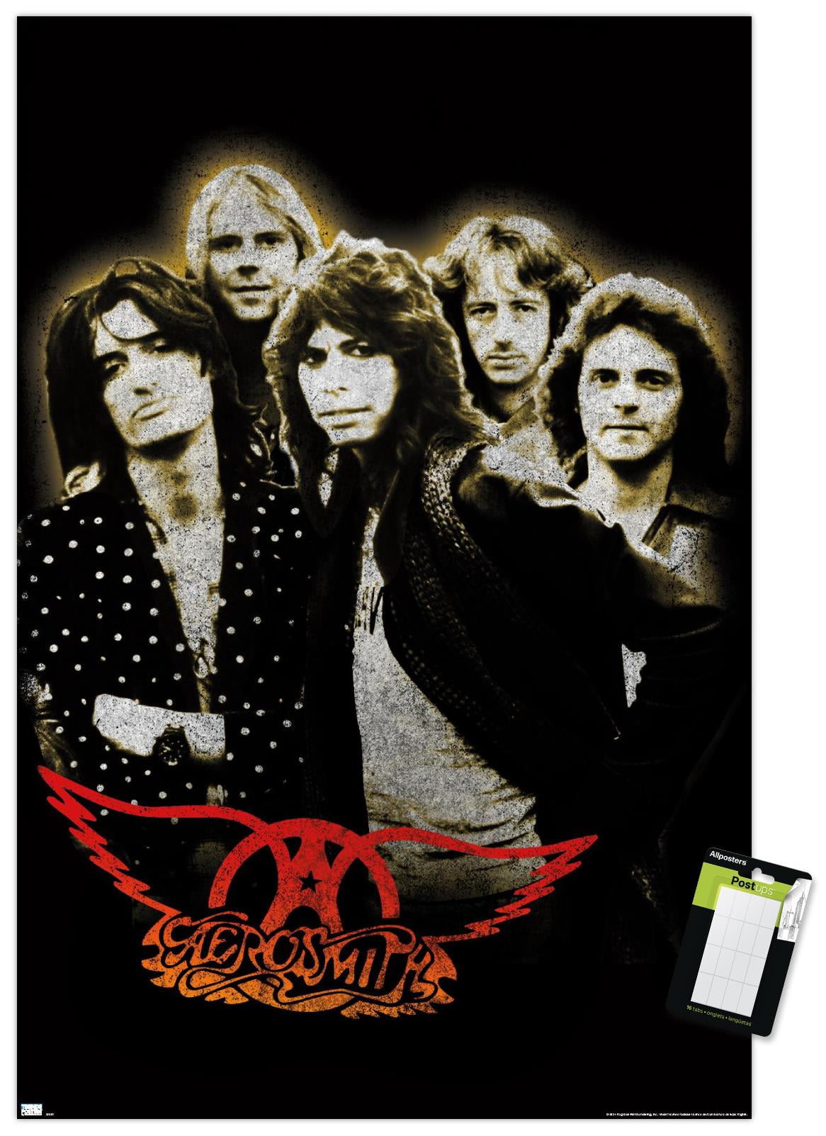 Aerosmith - Group Wall Poster, 22.375" x 34" - Walmart.com