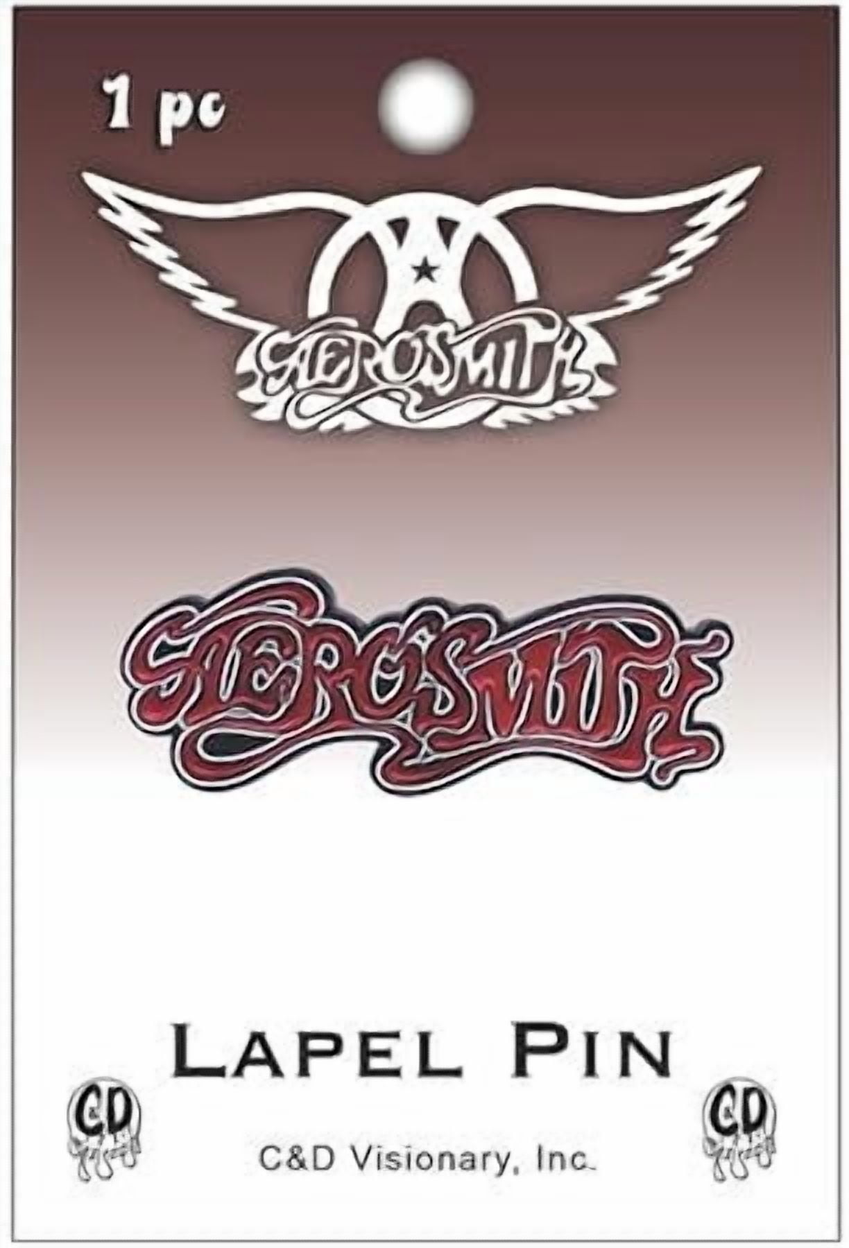 Aerosmith Name Logo 1.5" Lapel Pin - Walmart.com