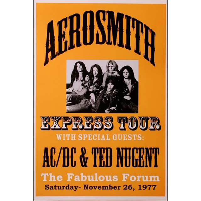 Aerosmith Poster 24x36 - Rock Legends, Steven Tyler, Classic Hits ...