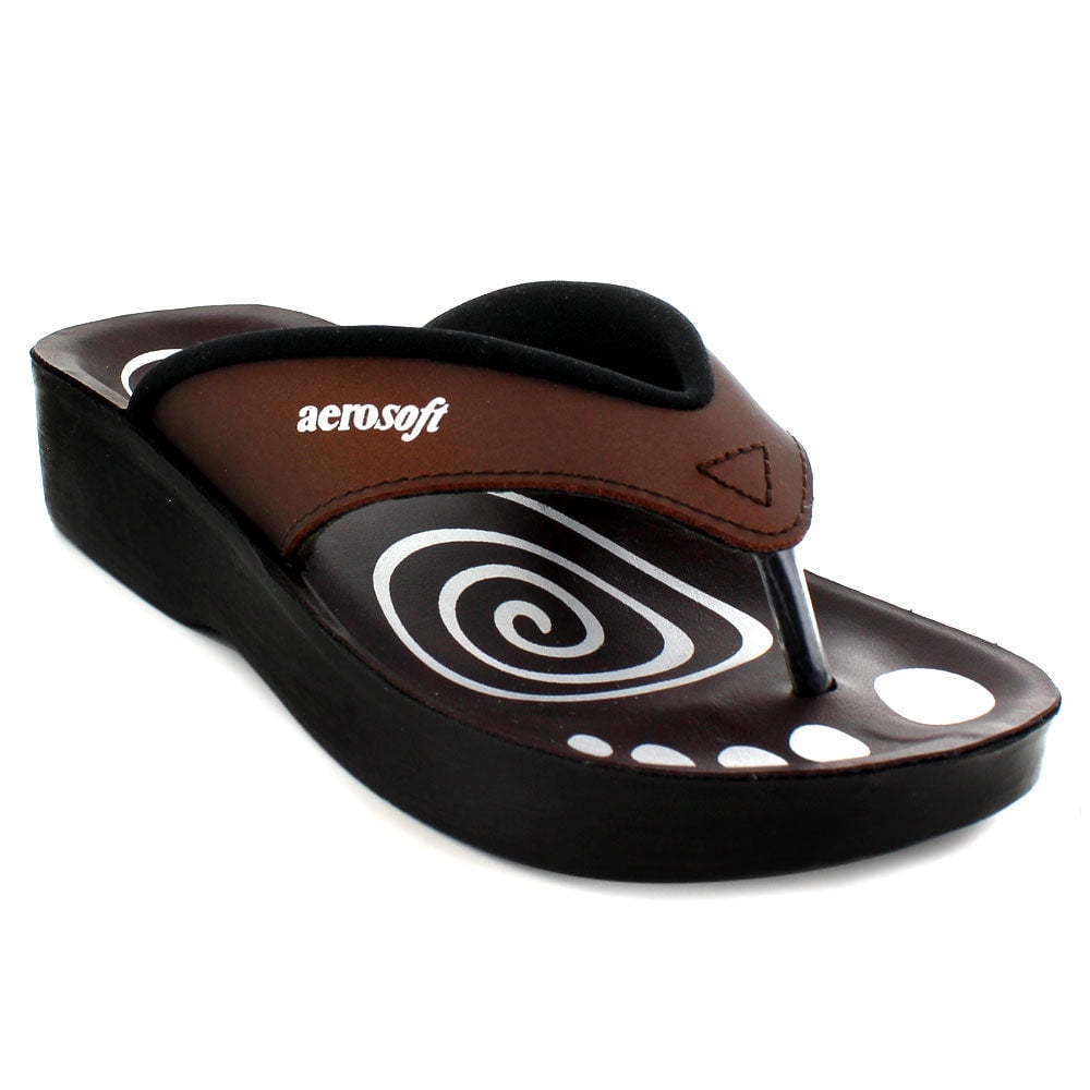 Aerosoft B0201BrownUS Girls 1 Goldline Girls Original Sandals, Brown - Size 1 - Walmart.com