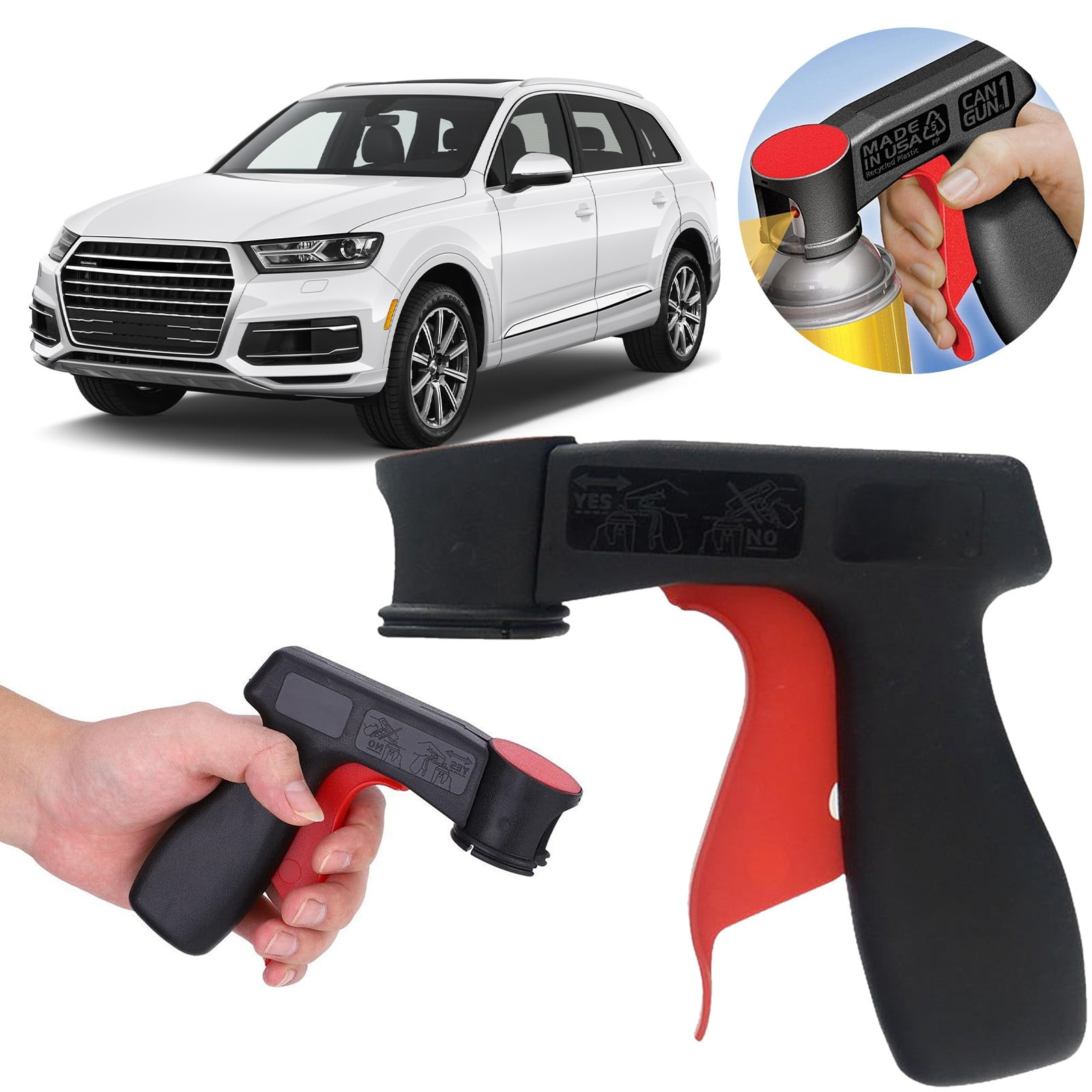 Aerosol Trigger Handle Can-Gun,Spray Cans to Spray Guns,Full Hand Grip ...