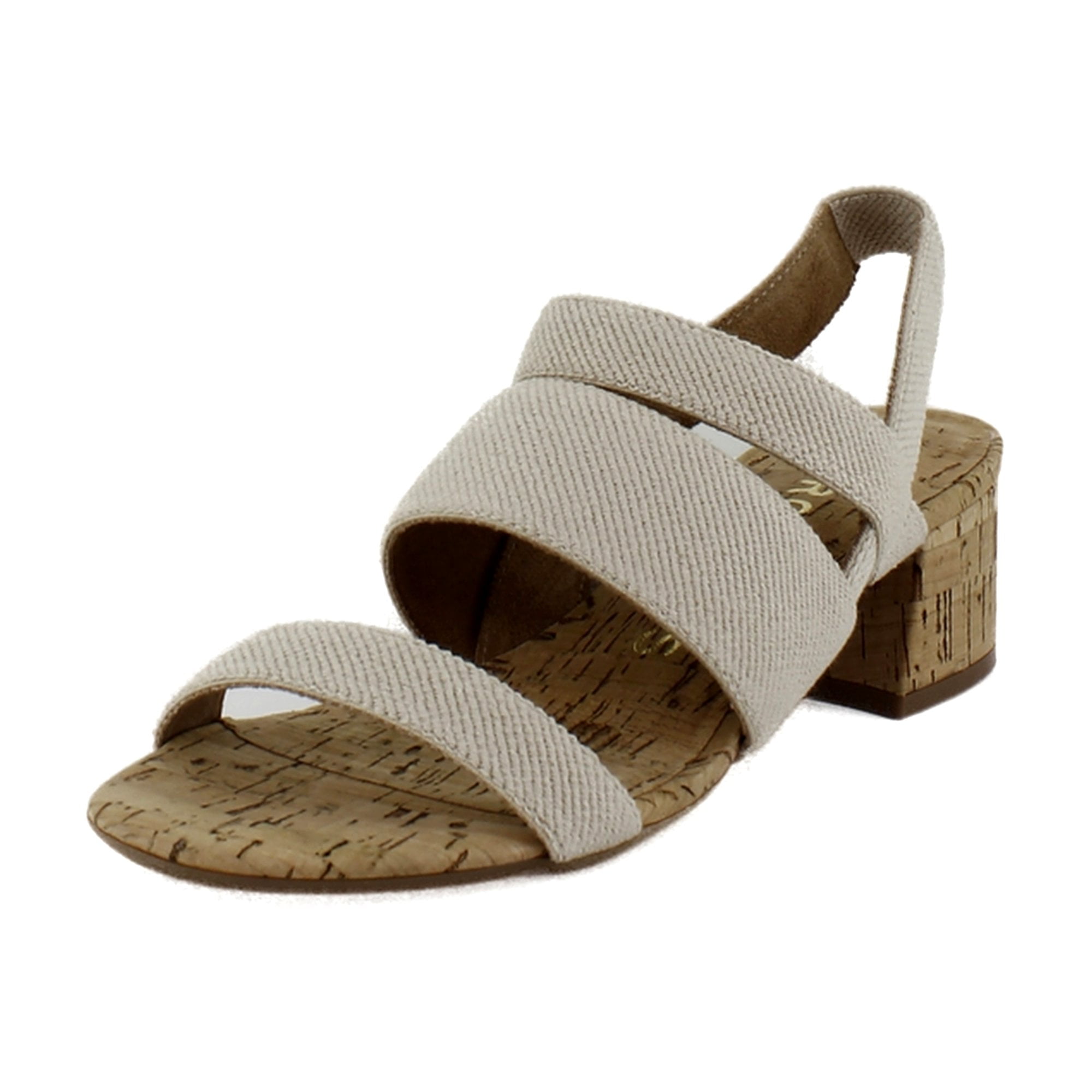 Aerosoles Chara Women's Heels Natural Linen Elastic/Cork Size 8.5 M ...