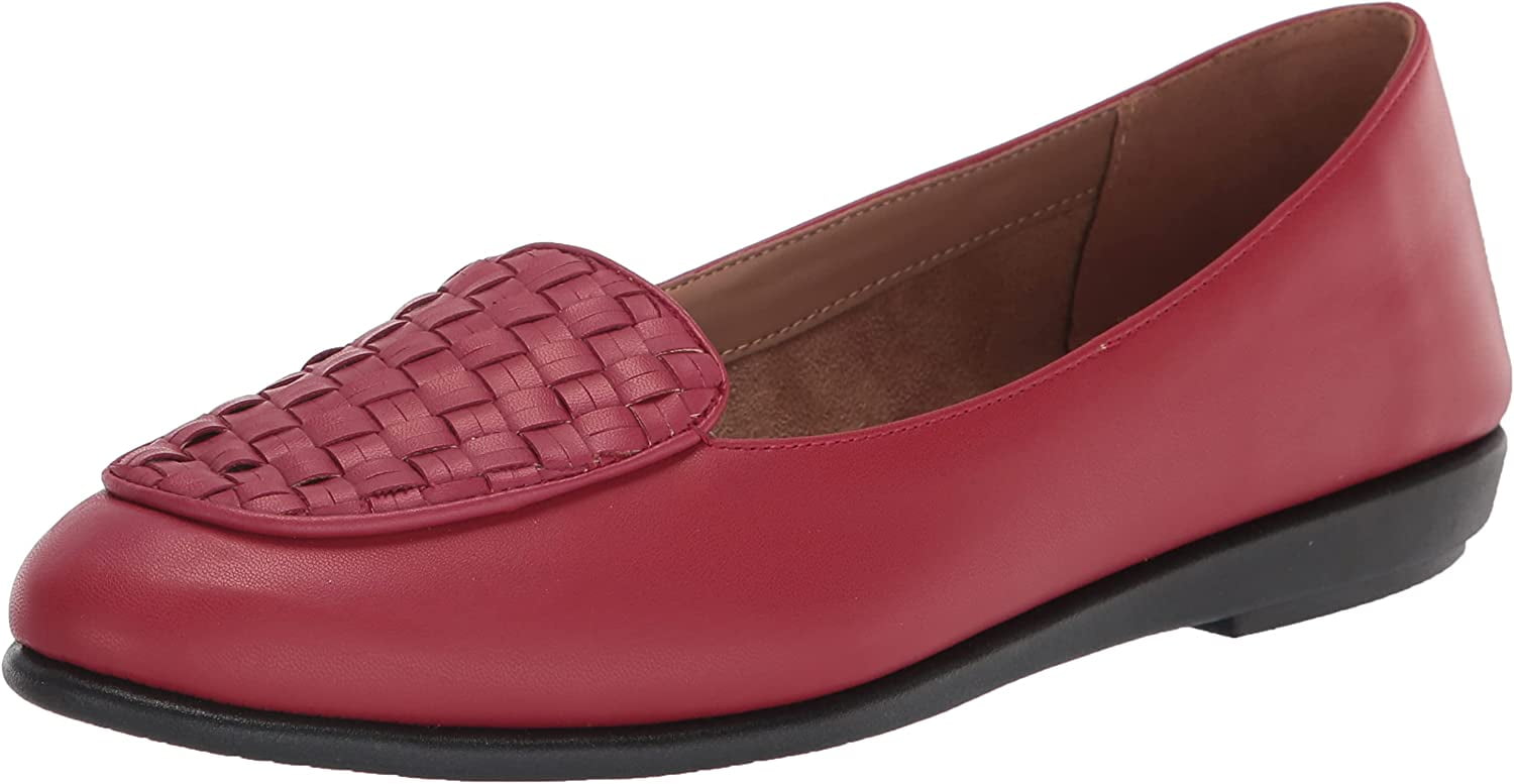 Aerosoles Womens Brielle Ballet Flat 6.5 Red - Walmart.com
