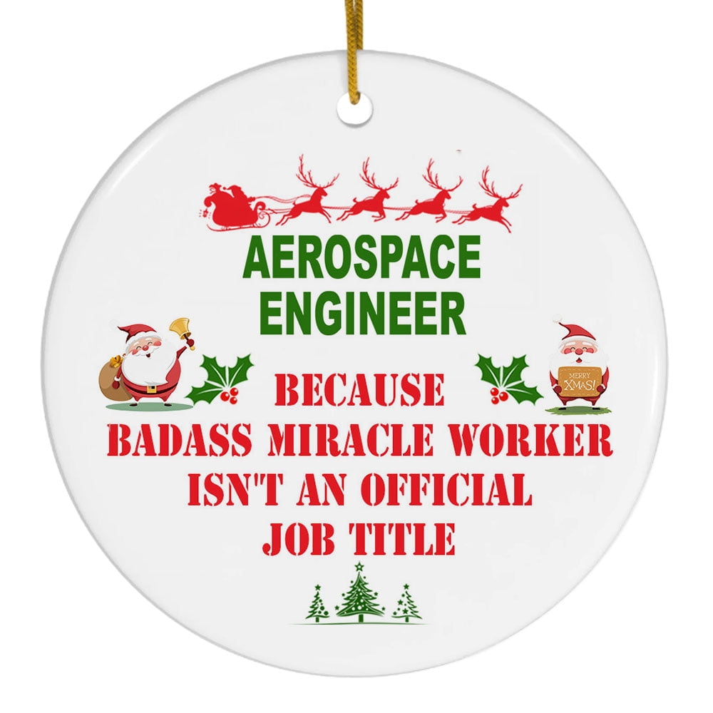 Aerospace Engineer Christmas Ornaments 2025, Christmas Tree Decor ...