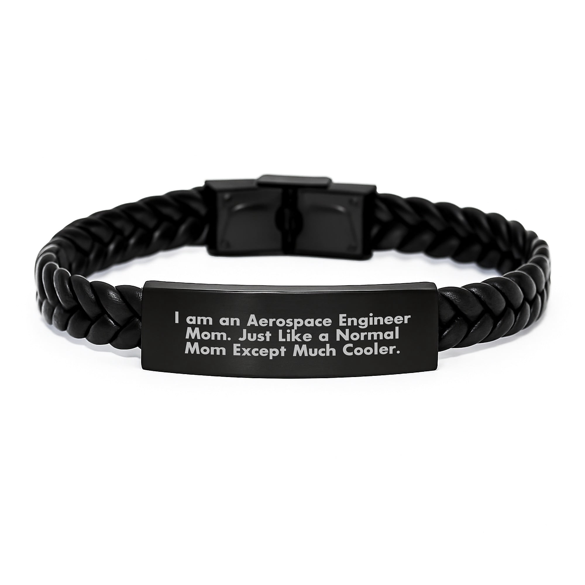 Aerospace Engineer Gifts for Women, Interlaced Leather Bracelet with ...
