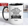 Aerospace Engineer Personalized Mug Worldamp39s Best Aerospace Engineer ...