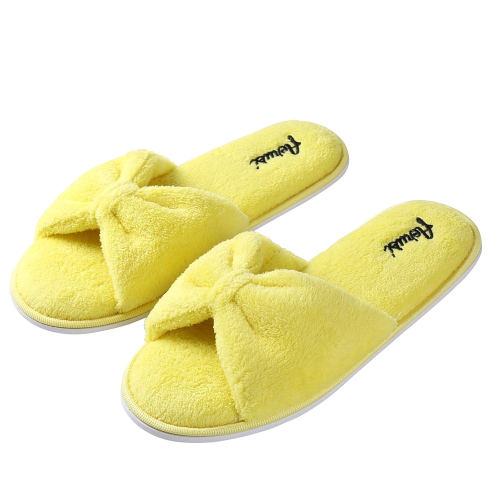 Aerusi Women's Cozy Slide Indoor Slippers - Walmart.com