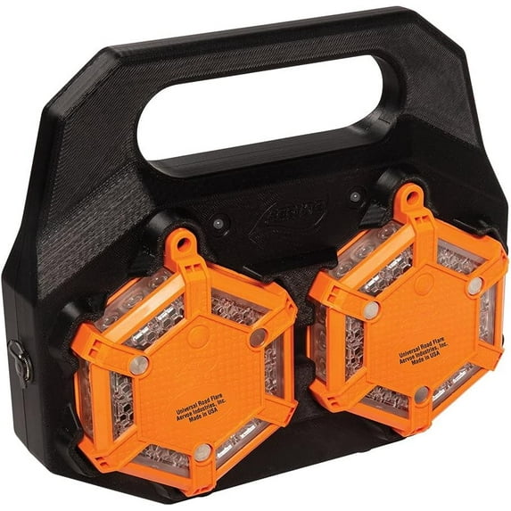 Aervoe 11610 2-Flare Kit, Red LEDs with Charging Case, 1 Count ...