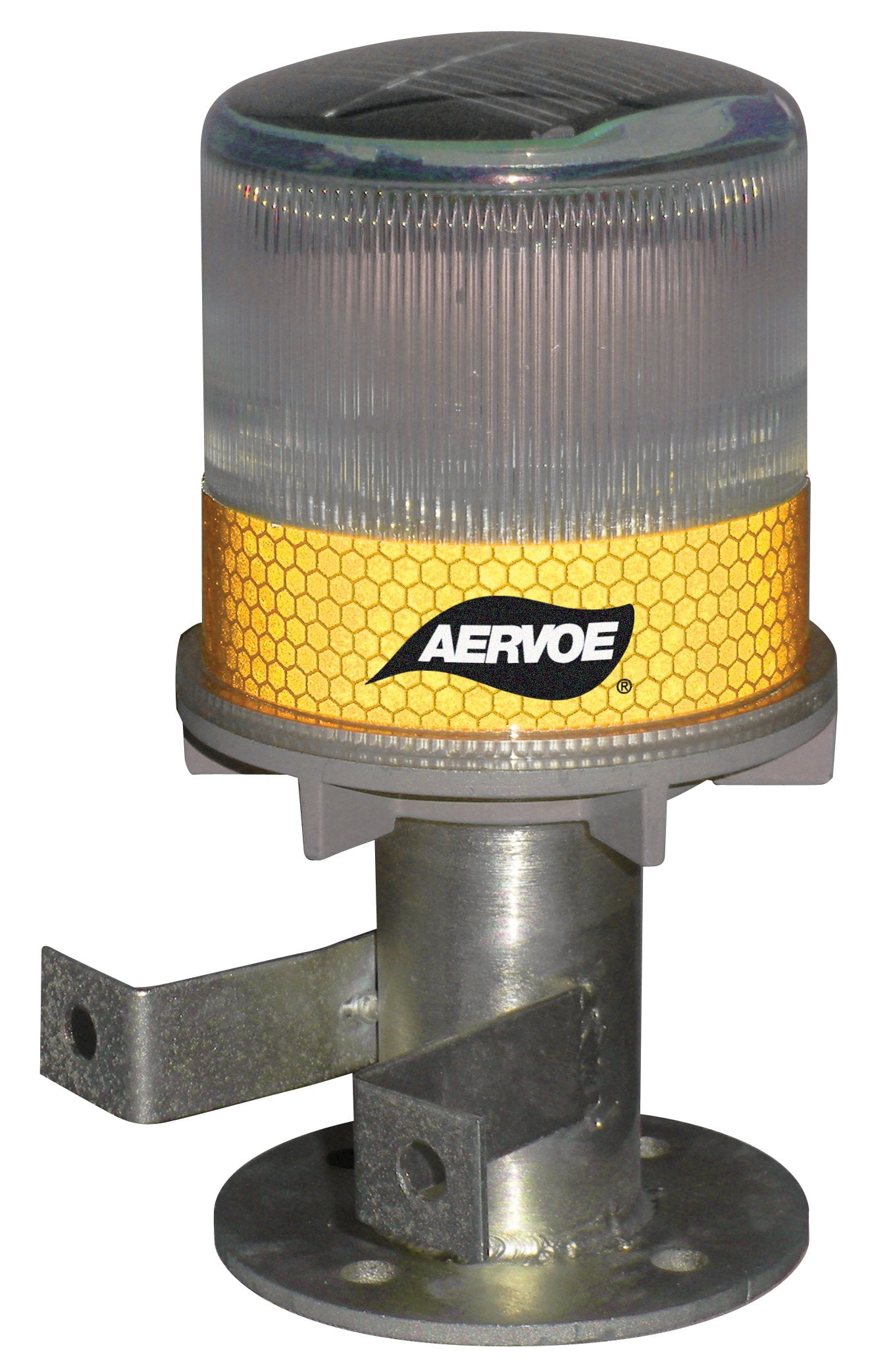 Aervoe Solar Strobe/Signal Light - Yellow C105 - Walmart.com