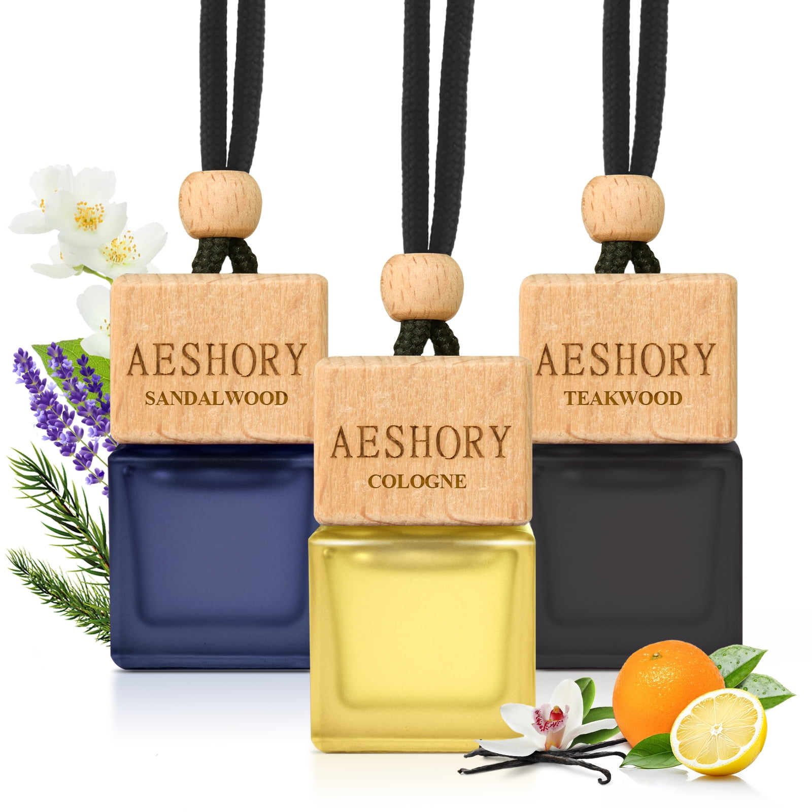 Aeshory Car Air Freshener Hanging - 3-Pack Long Lasting Up to 60 Days ...