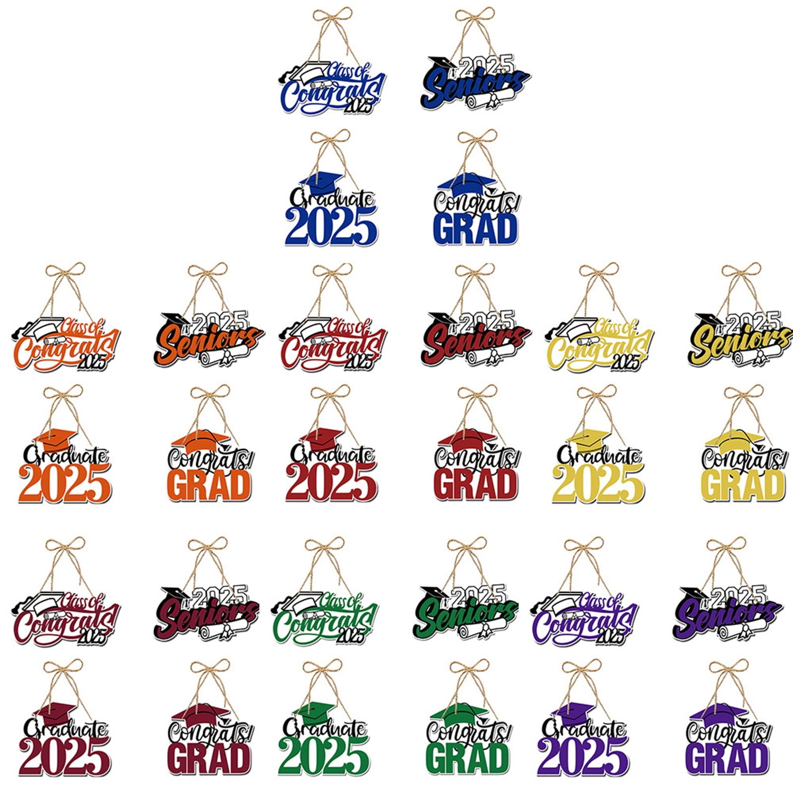 Aeshufy 2025 Graduation Hanging Signs, Graduations Decorations ...