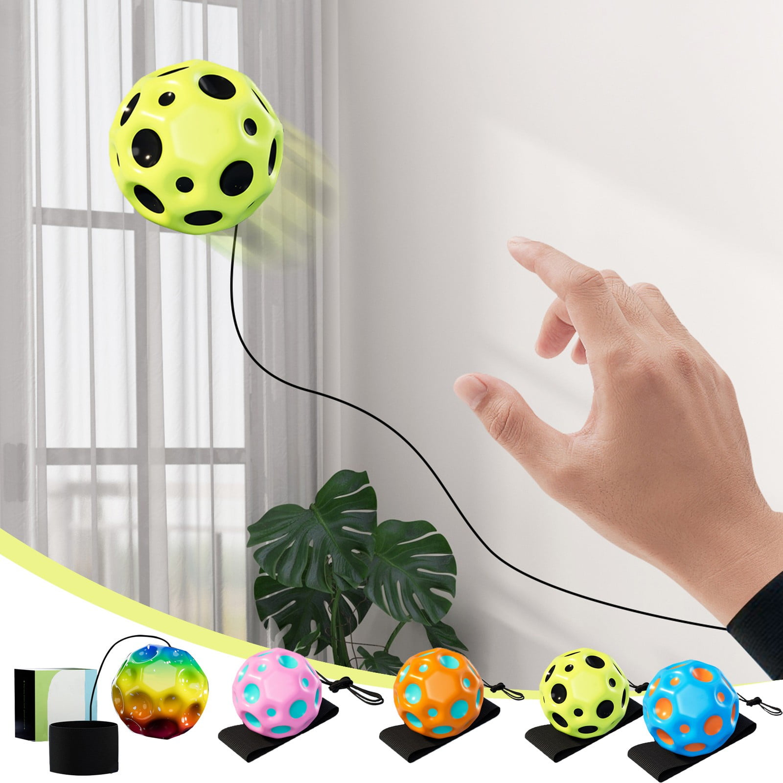 Aeshufy Bouncy Balls for Kids, Super High Jumping Ball,Extreme High ...