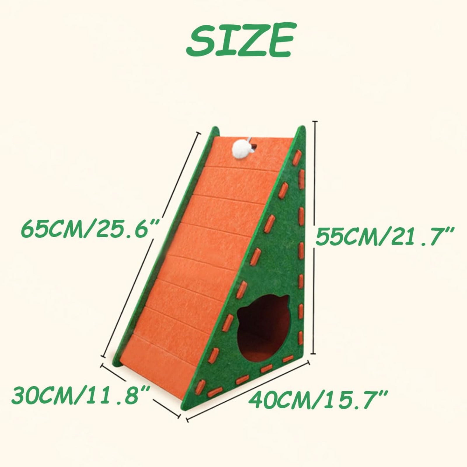 Aeshufy Cat Scratching Board, Vertical Cat Scratcher for Indoor Cats, L ...
