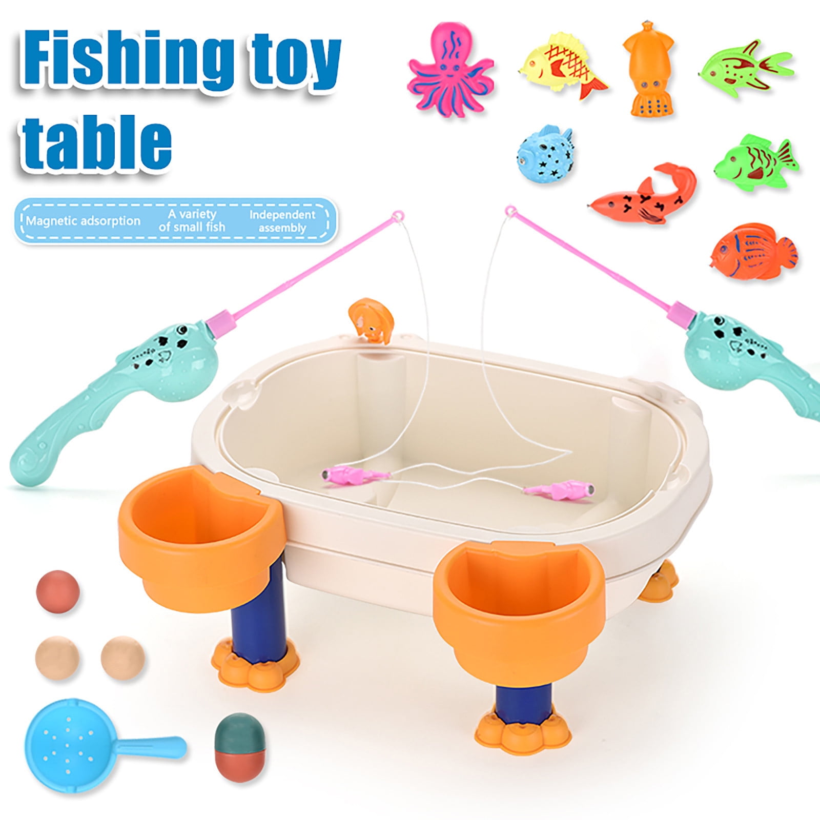 Aeshufy Magnetic Fishing Game, Water Table Toys, Fishing Game, Fishing ...