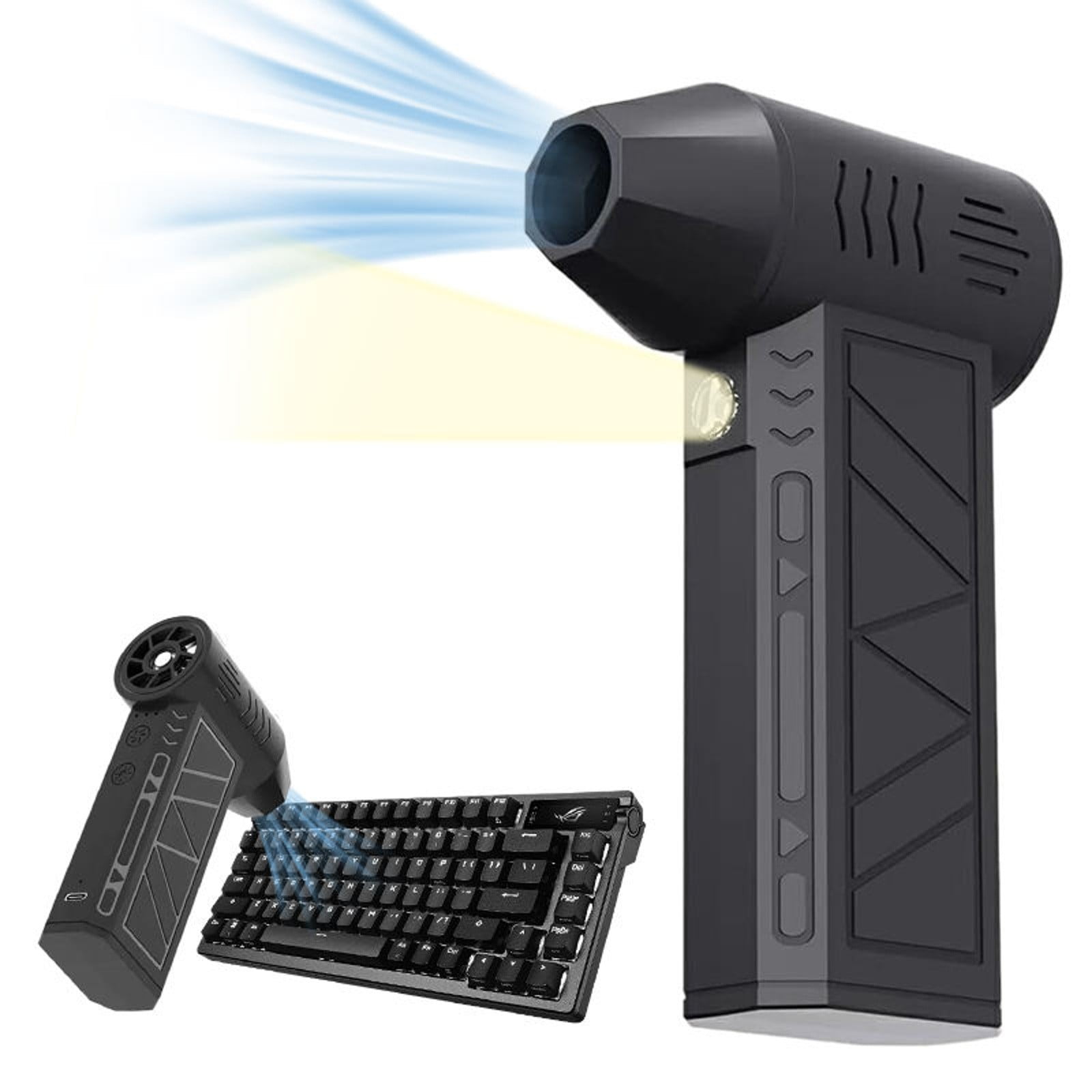 Aeshufy Mini Blower, Electric Air Duster-130000RPM Super Power Cordless ...