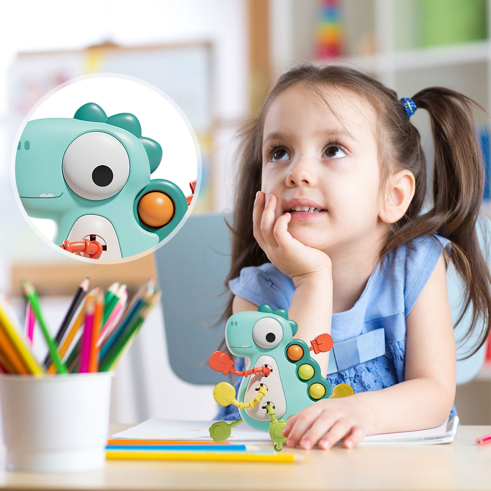 Aeshufy Montessori Pull String Toys for Babies 0-6 6-12 Months Sensory ...