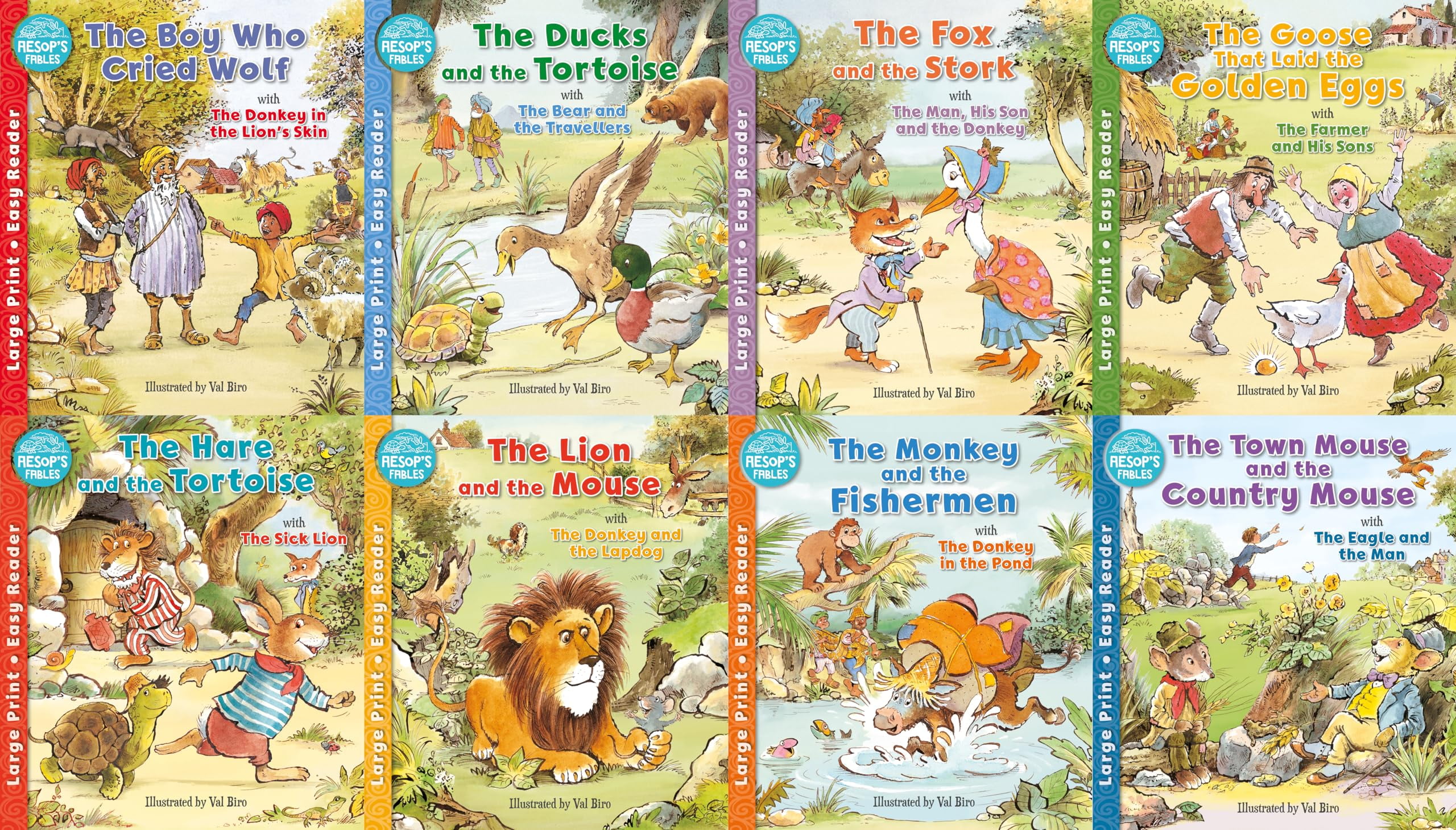 Aesop's Fables Easy Readers Series by Val Biro - Walmart.com