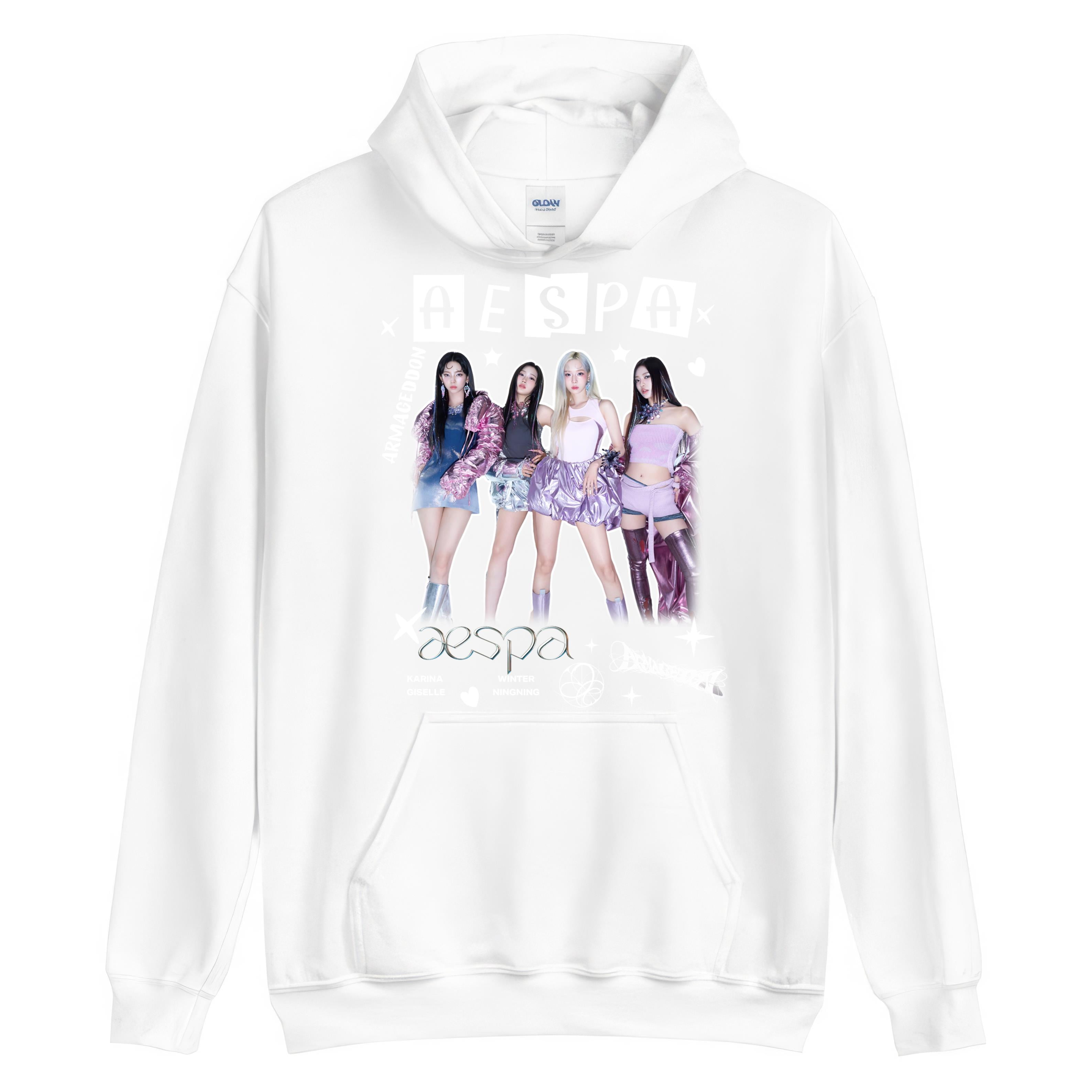 Aespa Armageddon Album T-shirt, Aespa Kpop Shirt, Aespa Synk Hyper Line ...