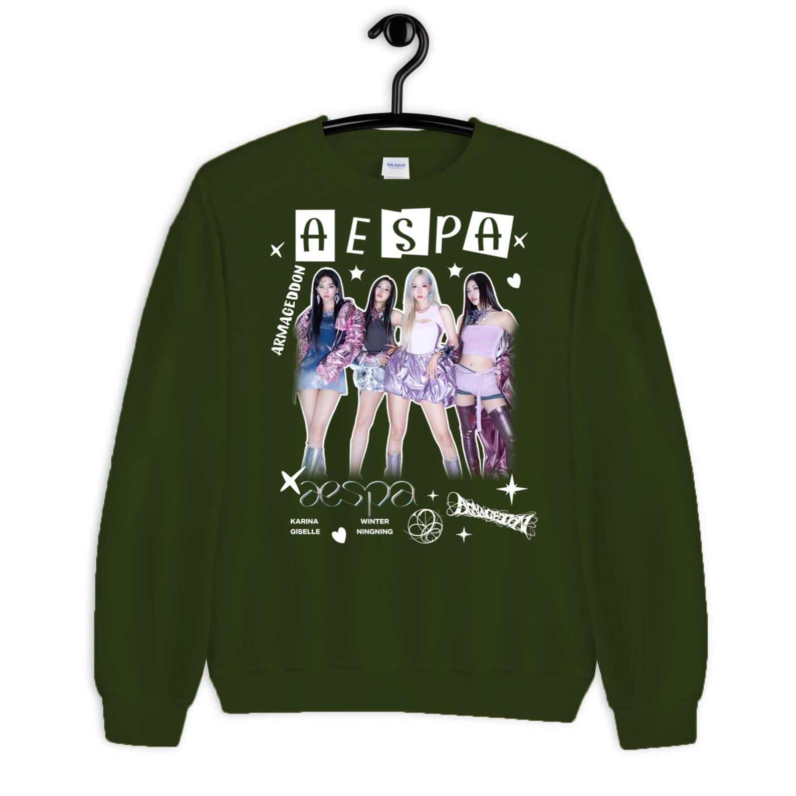 Aespa Armageddon Album T-shirt, Aespa Kpop Shirt, Aespa Synk Hyper Line ...