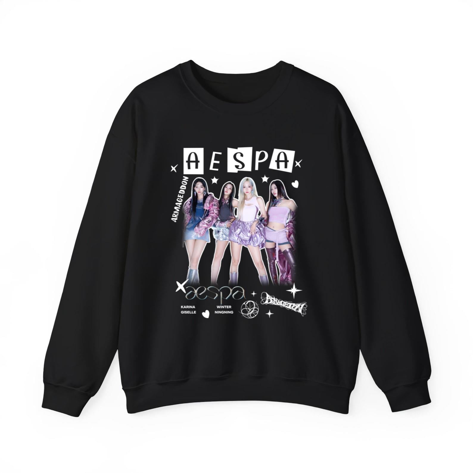 Aespa Armageddon Album T-shirt, Aespa Kpop Shirt, Aespa Synk Hyper Line ...