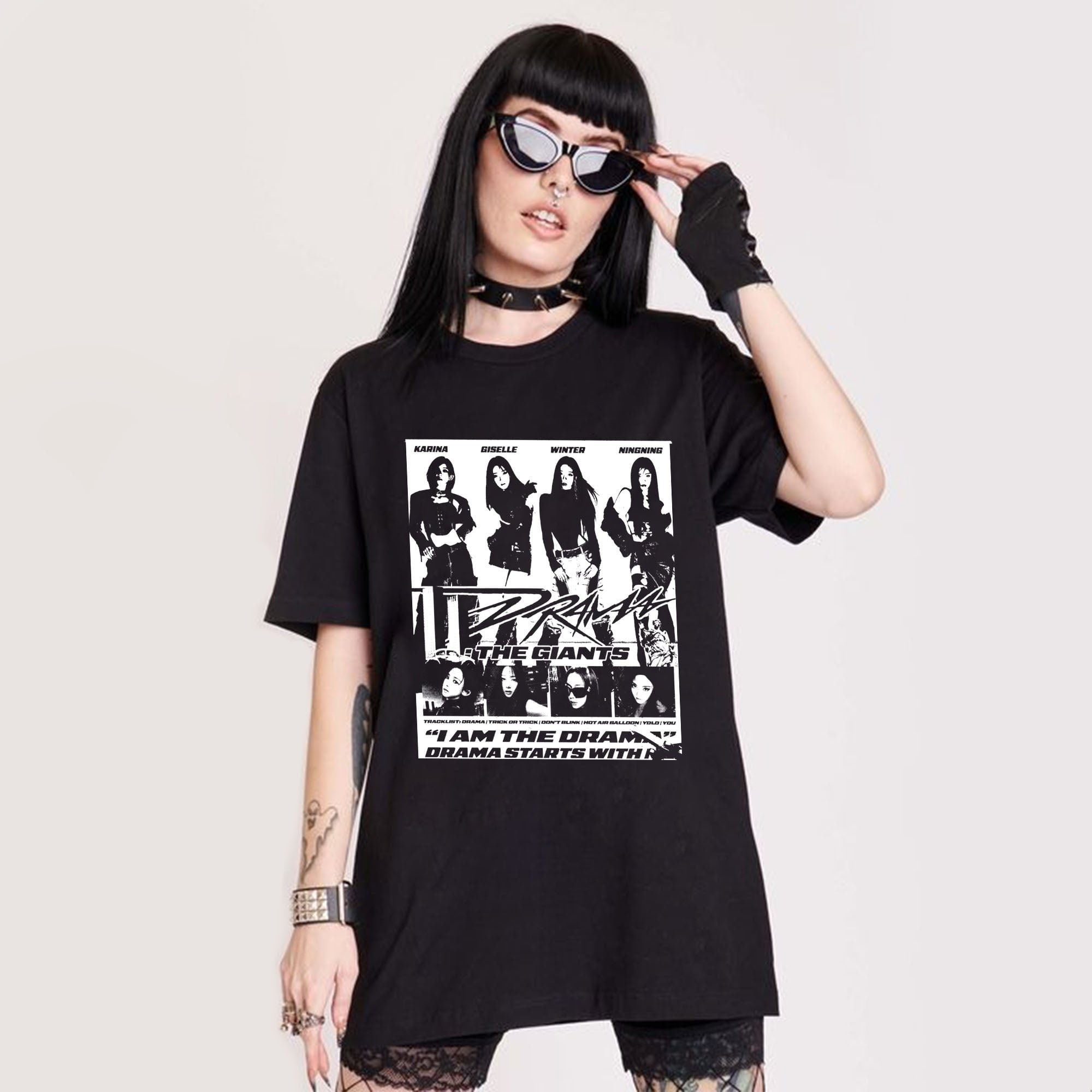 Aespa Drama The Giants Shirt, Aespa 4th Mini Album Shirt, Aespa Vintage ...