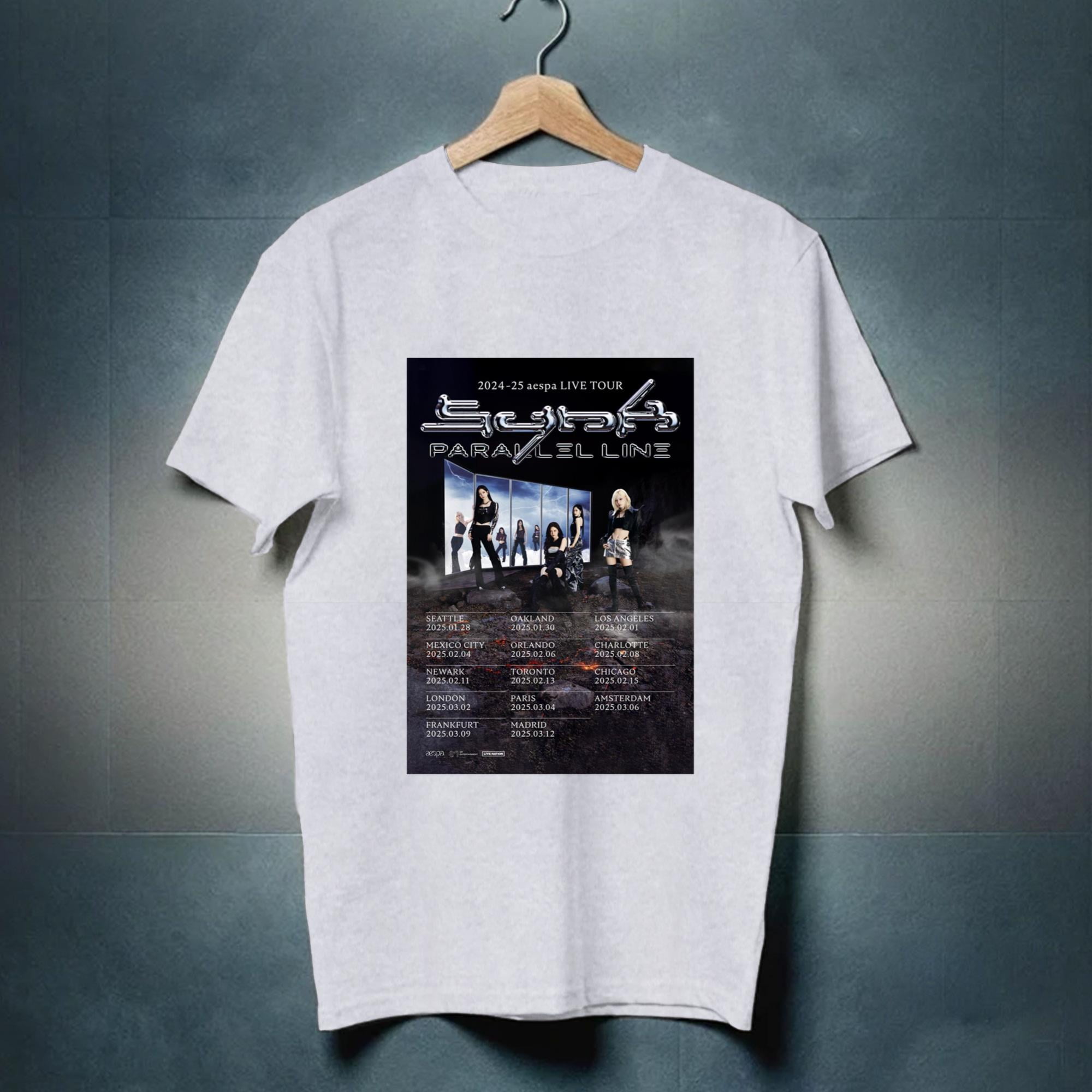Aespa Live Tour Synk Parallel Line Tour Dates 2024-2025 Merchandise T ...