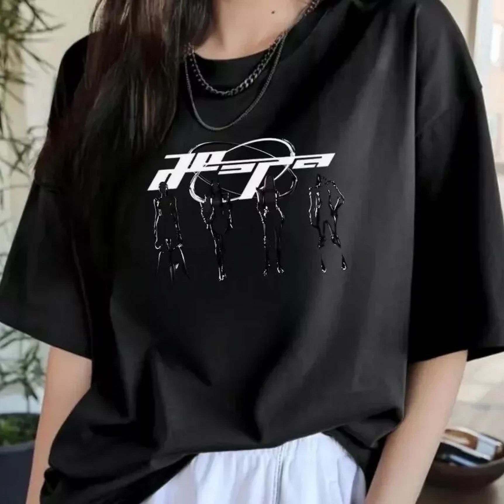 Aespa Parallel Line Tour Members Graphic T-shirt, Aespa Armageddon ...