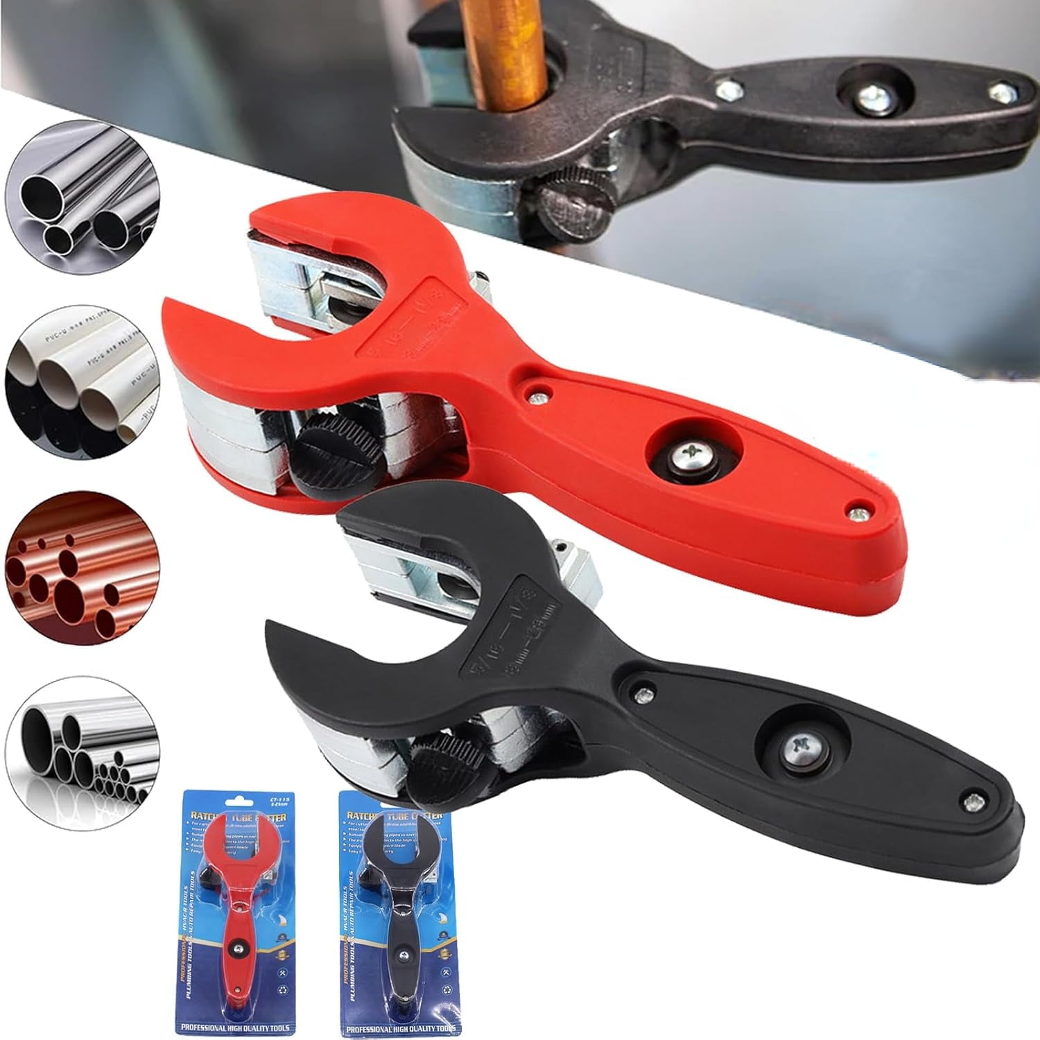 Aespelly - Ratcheting Tubing Cutter, 2025 New Copper Pipe Cutter ...