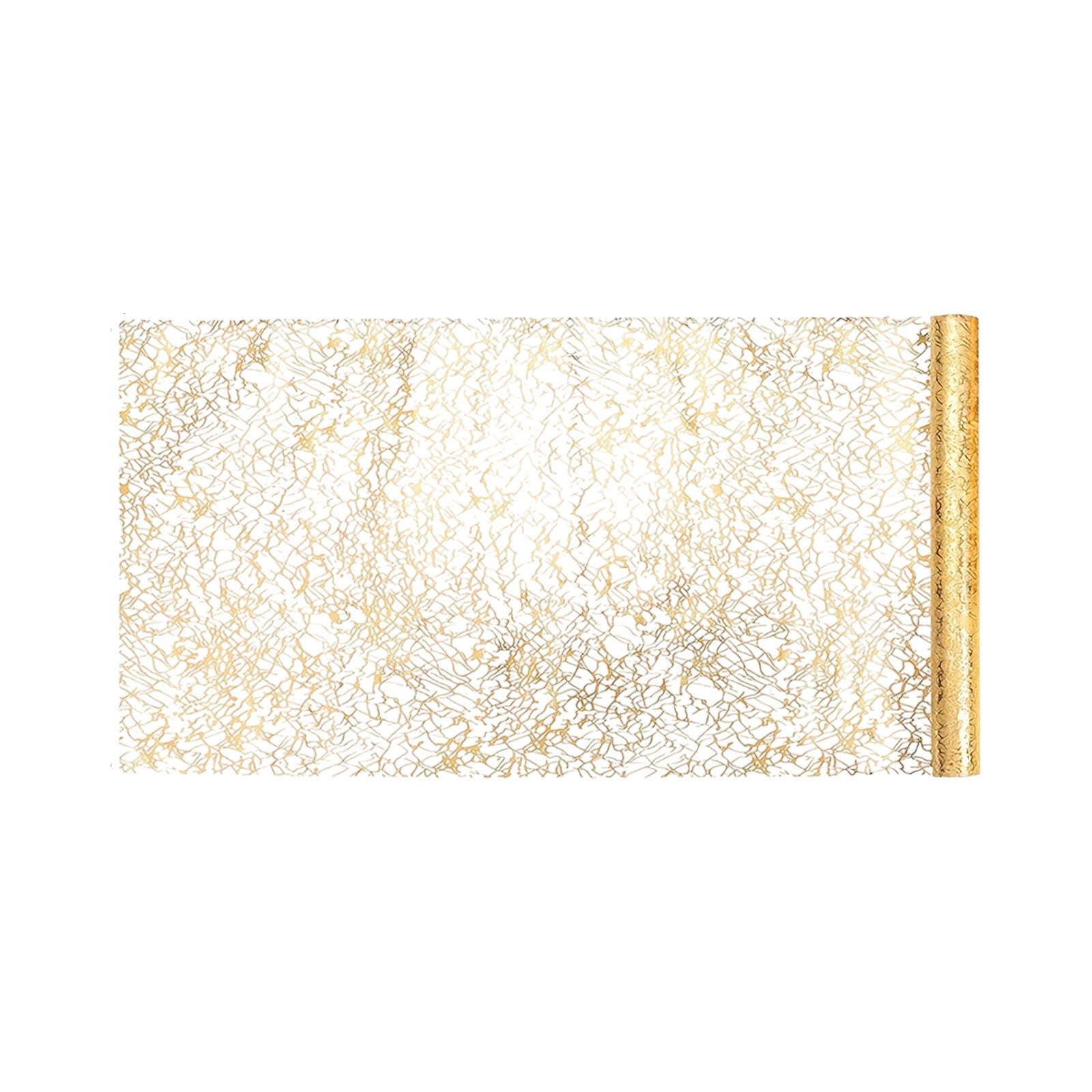 Aespoir Gold Table Runner, Metallic Gilded Thin Mesh Runner for Table ...