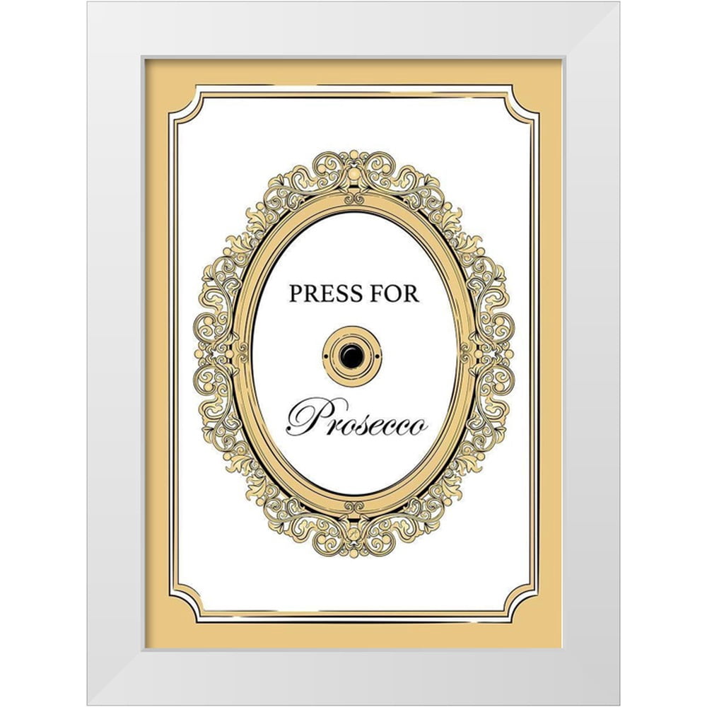 Aesthete 24x32 White Modern Wood Framed Museum Art Print Titled - Press ...