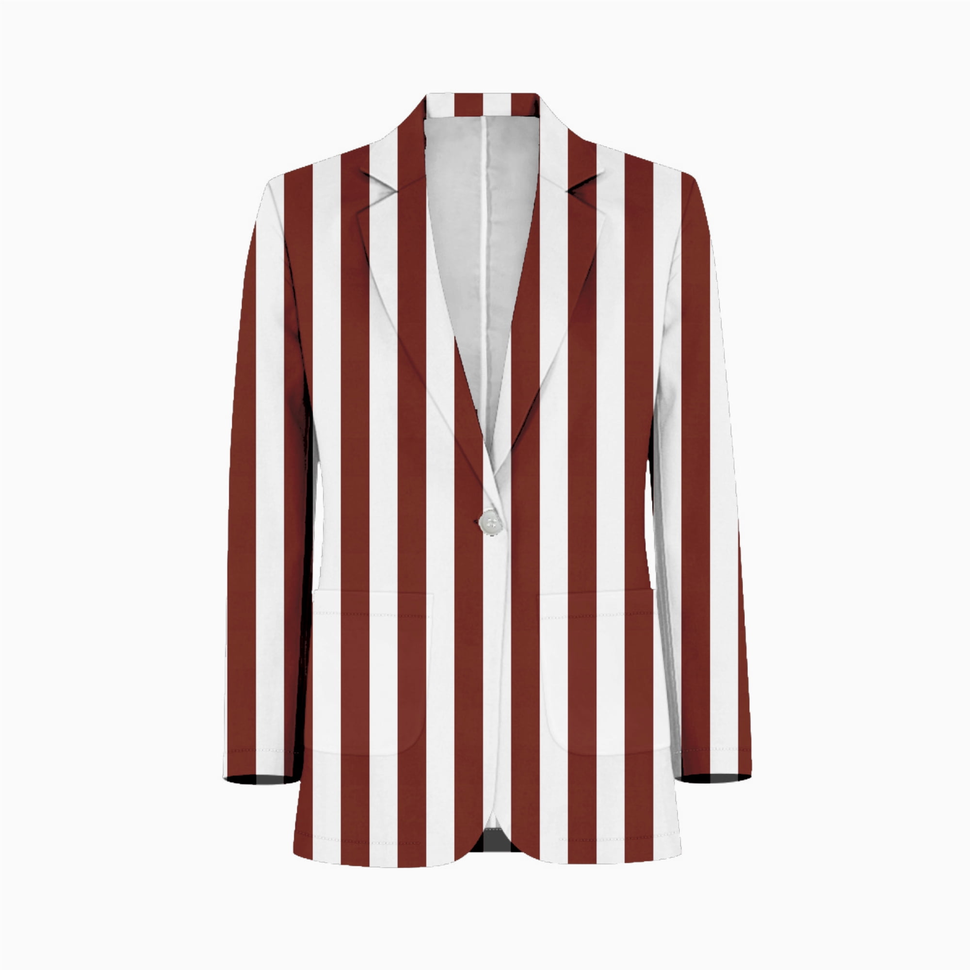 Aesthetic 0xide Red and White Vertical Customized Men's Suits full man ...